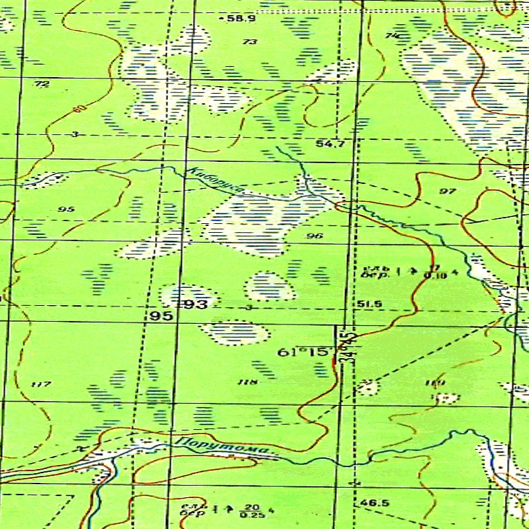Soviet Genshtab: p36-106-1_2 Map by Avenza Systems Inc. | Avenza Maps