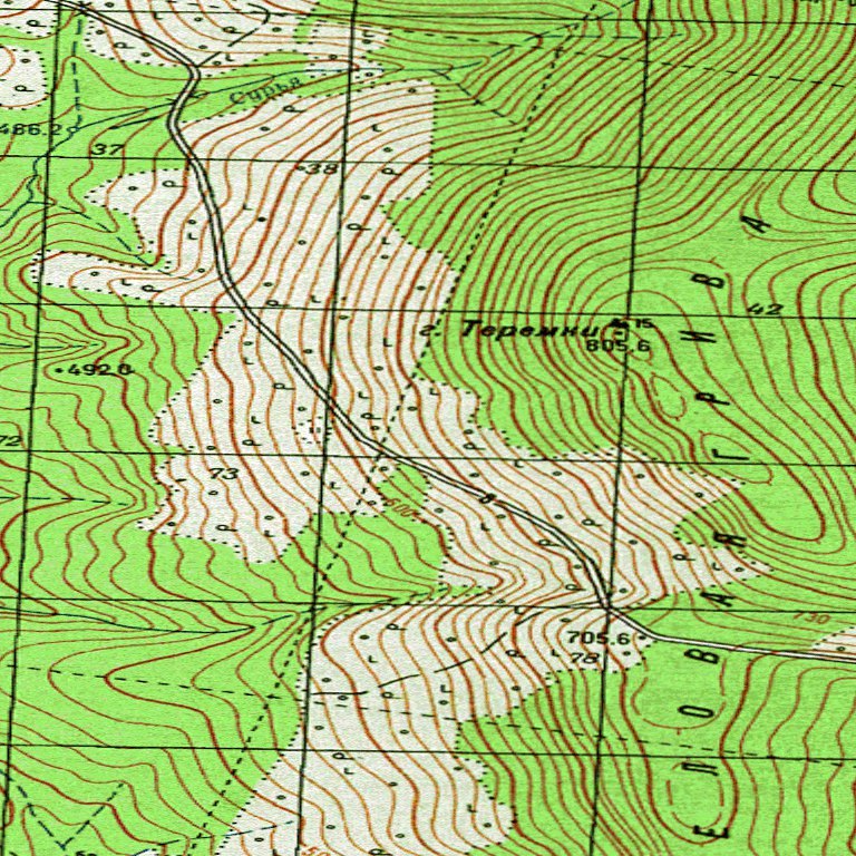 Soviet Genshtab: p40-143-3_4 Map by Avenza Systems Inc. | Avenza Maps