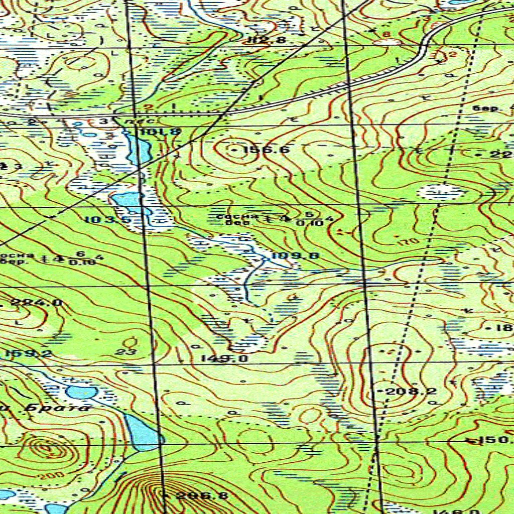Soviet Genshtab: r36-123-3_4 Map by Avenza Systems Inc. | Avenza Maps