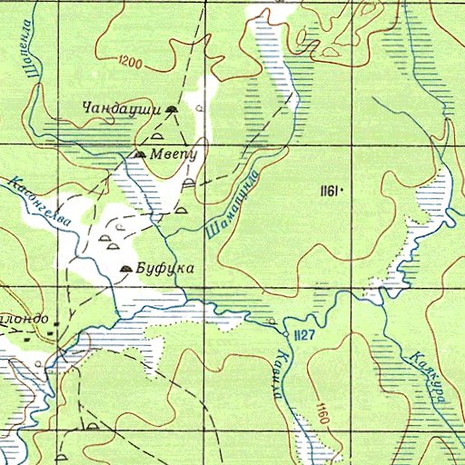 Soviet Genshtab - xd35-14 - Zambia Map by Avenza Systems Inc. | Avenza Maps