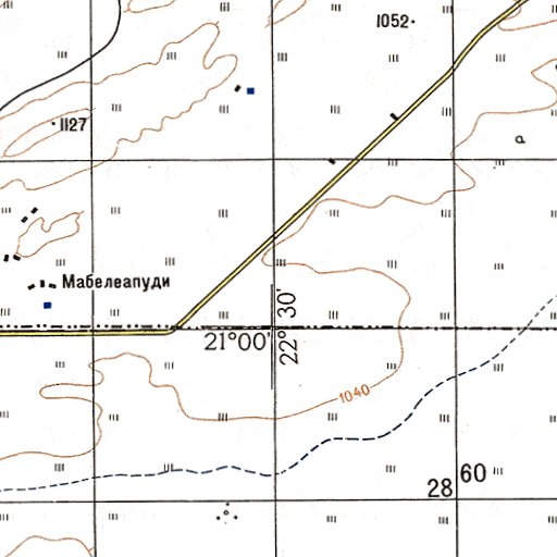 Soviet Genshtab - xf34-11 - Botswana Map by Avenza Systems Inc ...