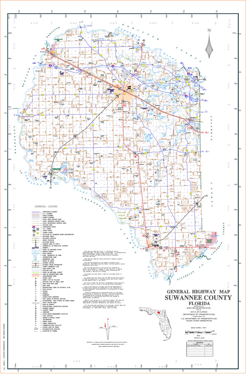 Suwannee Map by Avenza Systems Inc. | Avenza Maps