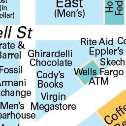 Union Square, San Francisco Map by Avenza Systems Inc. | Avenza Maps