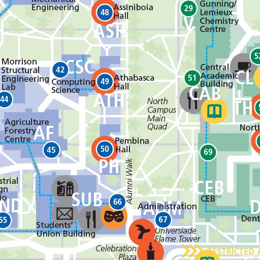 University of Alberta Campus Map by Avenza Systems Inc. | Avenza Maps