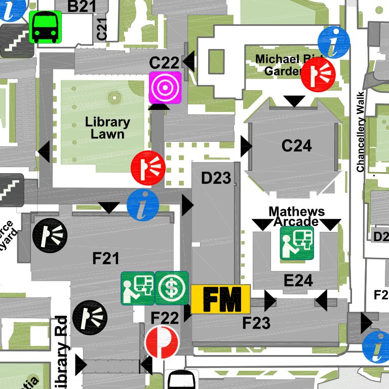 UNSW Kensington Campus Map by Avenza Systems Inc. | Avenza Maps