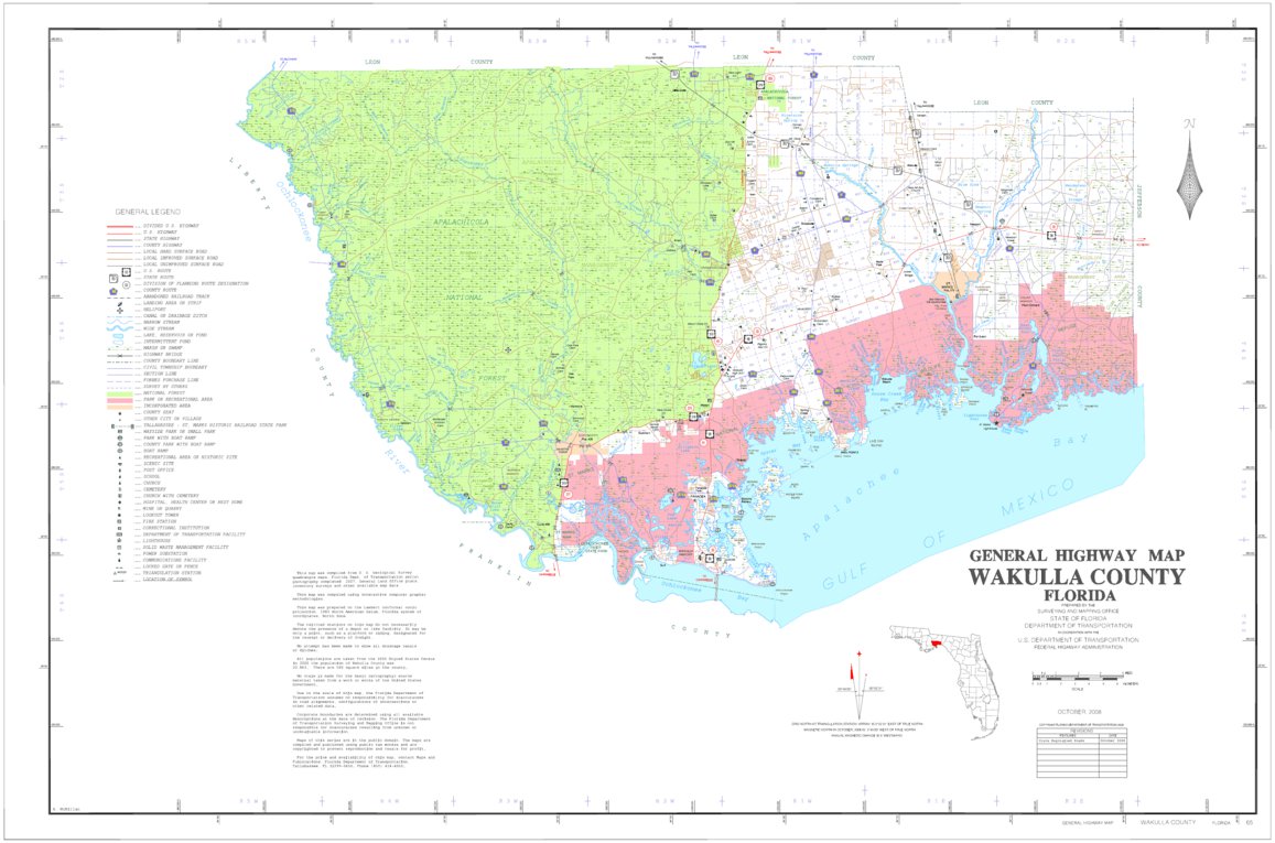 Wakulla Map by Avenza Systems Inc. | Avenza Maps