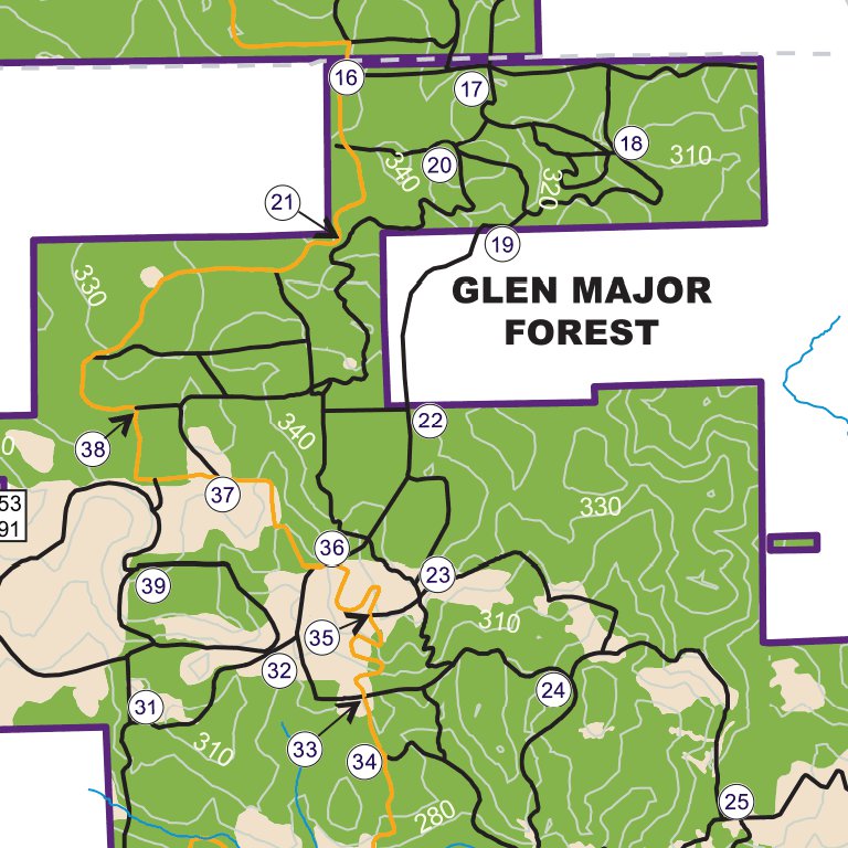 Walker Woods and Glen Major Forest Map by Avenza Systems Inc. | Avenza Maps