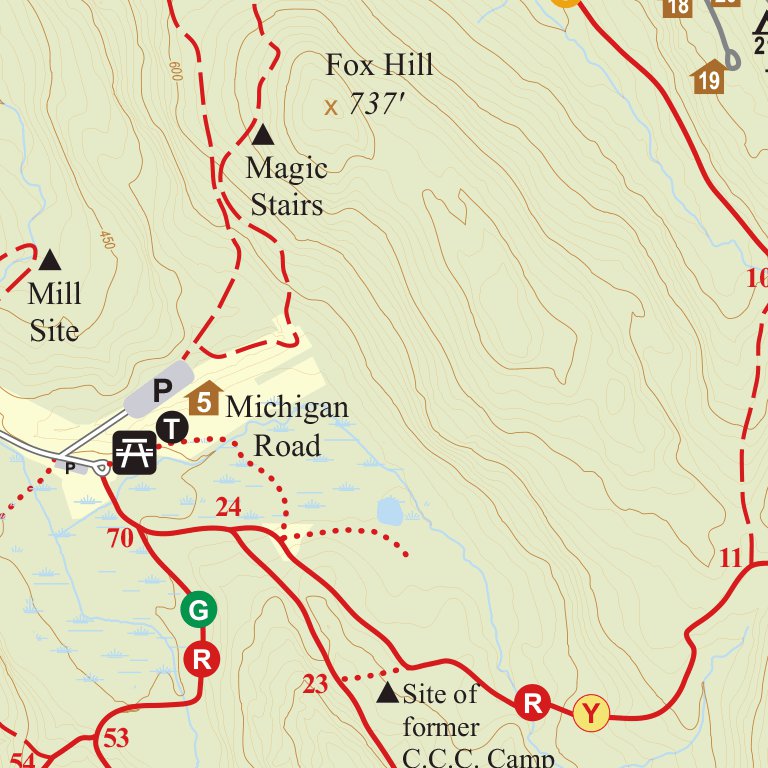 Ward Pound Ridge Reservation, Westchester County Map by Avenza Systems ...