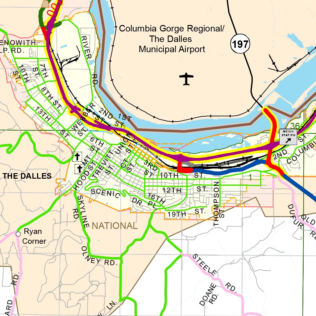 Wasco County Sheet 1 Map by Avenza Systems Inc. | Avenza Maps
