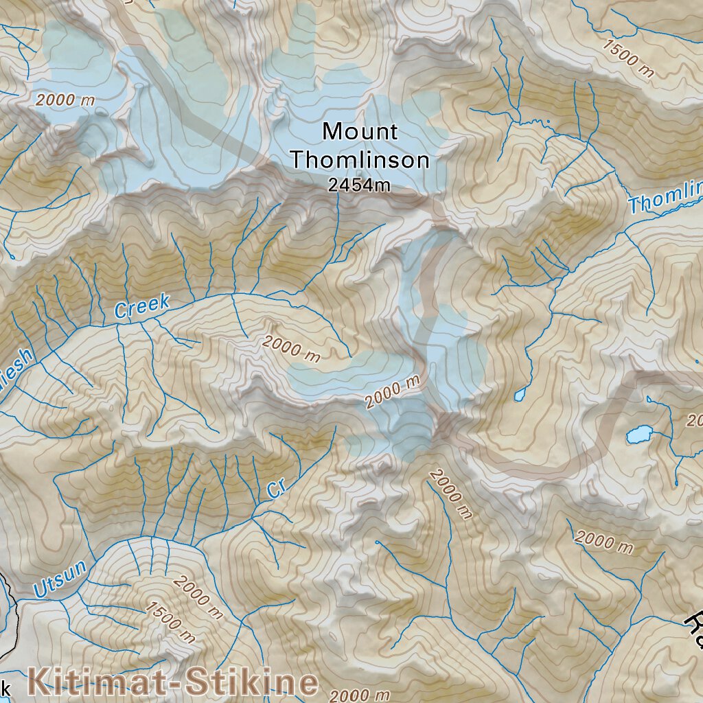 WMU 6-7 Skeena Region - Hunting Topo BC Map by Backroad Mapbooks ...