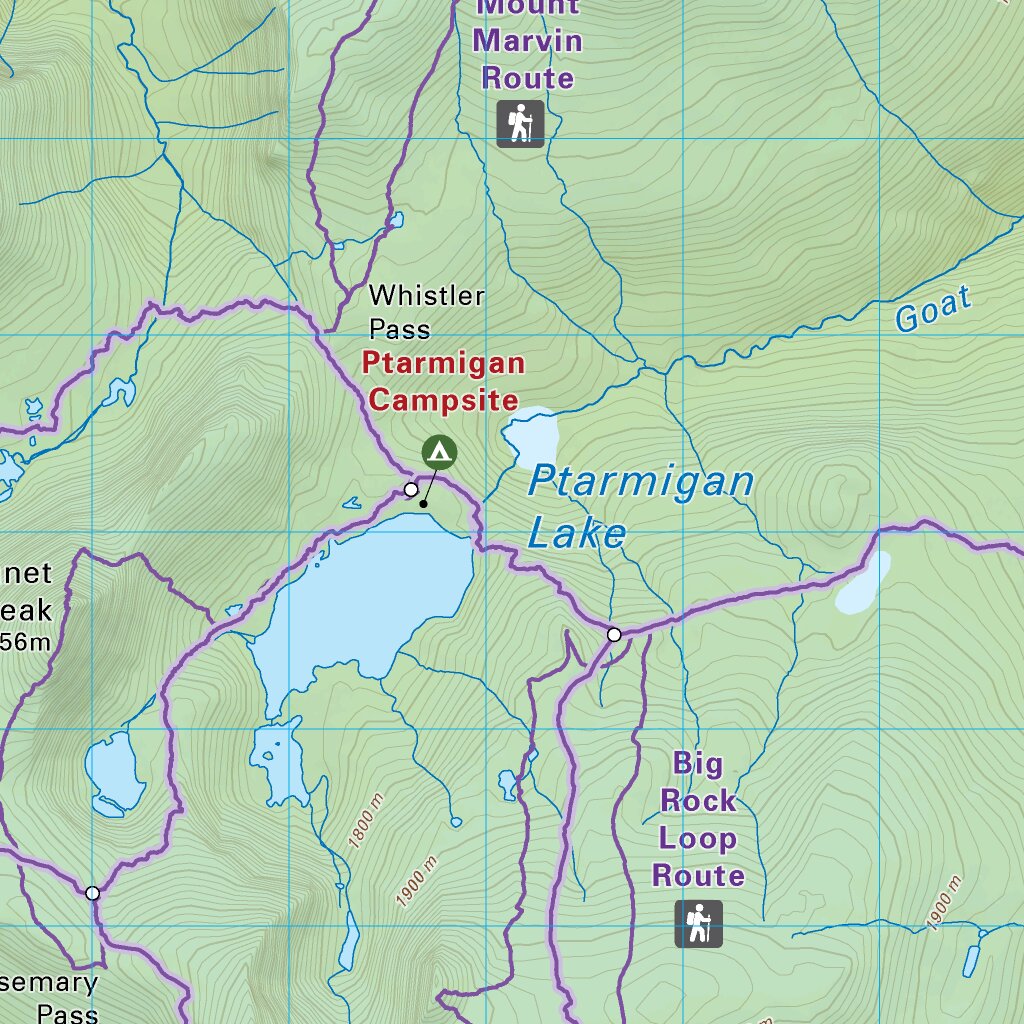 Turner Lake Canoe Route / Tweedsmuir Park South (1st ed Park ...