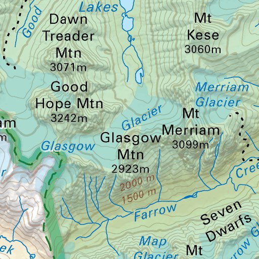 CCBC02 Chilko Lake - Cariboo Chilcotin Coast BC Topo Map by Backroad ...