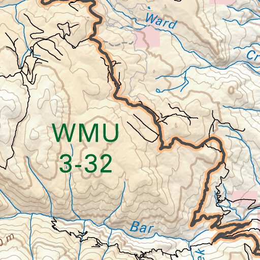 CCBC05 Big Bar Creek - Cariboo Chilcotin Coast BC Topo Map by Backroad ...