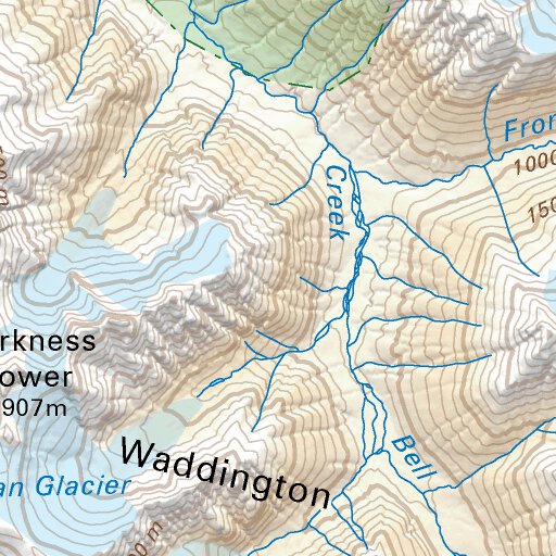 CCBC12 Mount Waddington - Cariboo Chilcotin Coast BC Topo Map by ...