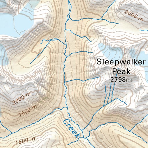 CCBC13 Tatlayoko Lake - Cariboo Chilcotin Coast BC Topo Map by Backroad ...