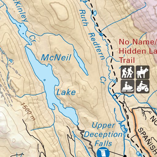 CCBC31 Hendrix Lake - Cariboo Chilcotin Coast BC Topo Map by Backroad ...