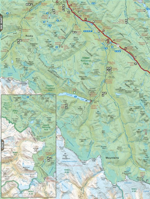 CEAB12 Athabasca Pass - Central Alberta Topo Map by Backroad Mapbooks ...