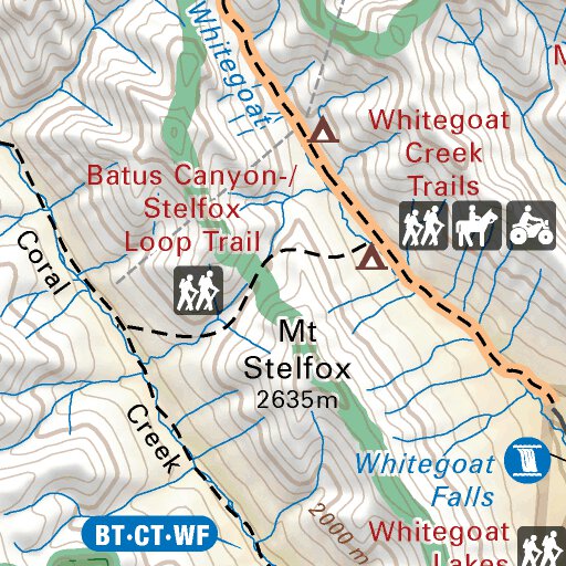 CEAB14 Nordegg - Central Alberta Topo Map by Backroad Mapbooks | Avenza ...