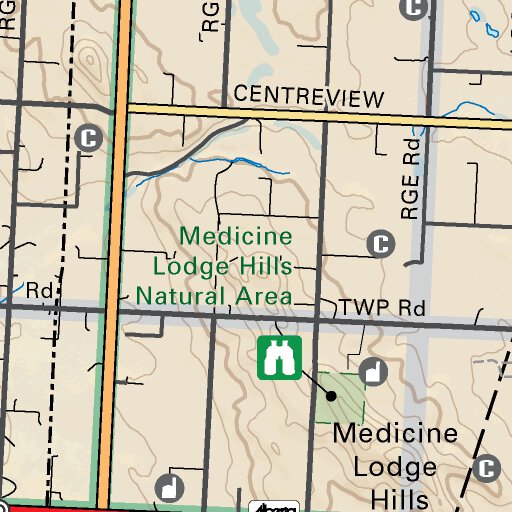 CEAB17 Sylvan Lake - Central Alberta Topo Map by Backroad Mapbooks ...