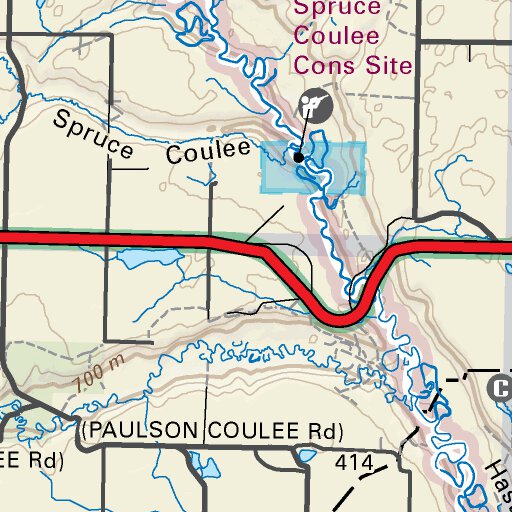 CEAB20 Forestburg - Central Alberta Topo Map by Backroad Mapbooks ...