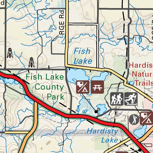 CEAB21 Hardisty - Central Alberta Topo Map by Backroad Mapbooks ...