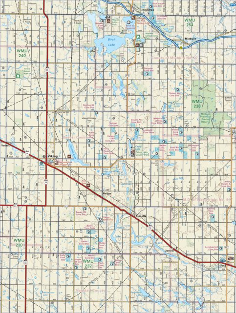 CEAB34 Viking - Central Alberta Topo Map by Backroad Mapbooks | Avenza Maps
