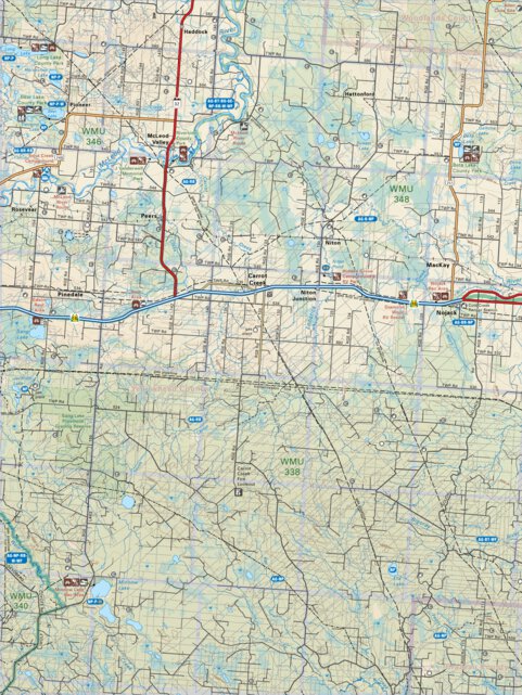 CEAB42 McLeod Valley - Central Alberta Topo Map by Backroad Mapbooks ...