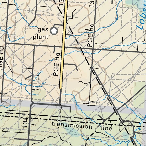 CEAB42 McLeod Valley - Central Alberta Topo Map by Backroad Mapbooks ...