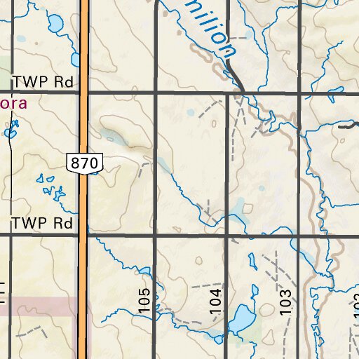 CEAB48 Two Hills - Central Alberta Topo Map by Backroad Mapbooks ...