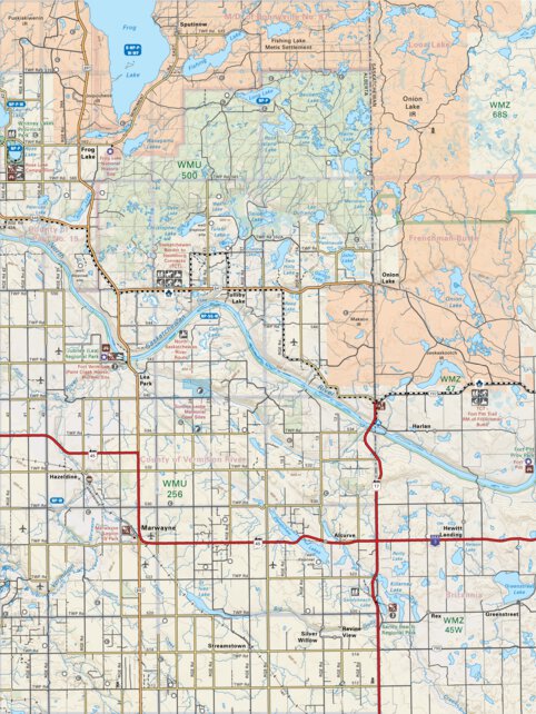 CEAB50 Marwayne - Central Alberta Topo Map by Backroad Mapbooks ...