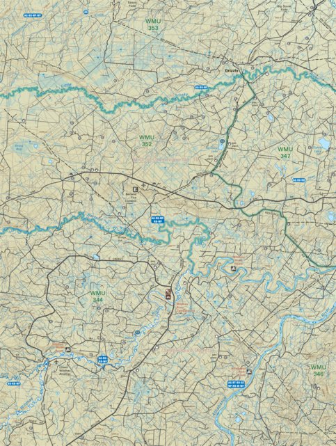 CEAB55 Grizzly - Central Alberta Topo Map by Backroad Mapbooks | Avenza ...