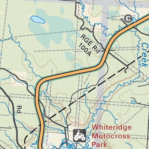 CEAB58 Mayerthorpe - Central Alberta Topo Map by Backroad Mapbooks ...