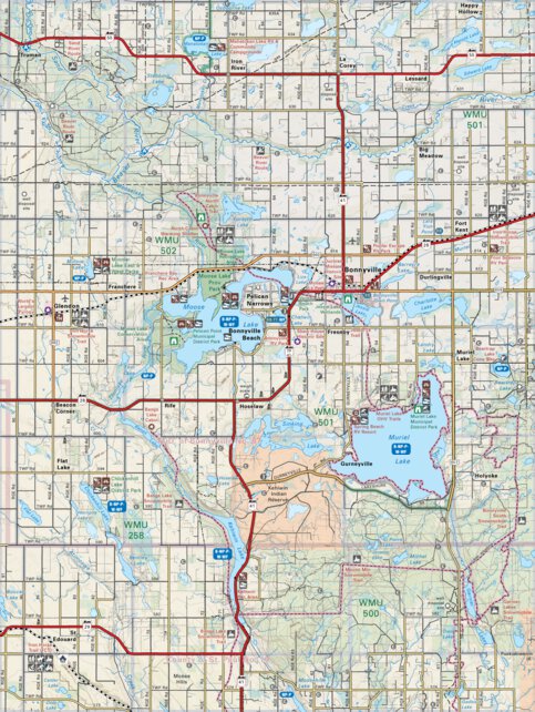CEAB64 Bonnyville - Central Alberta Topo Map by Backroad Mapbooks ...