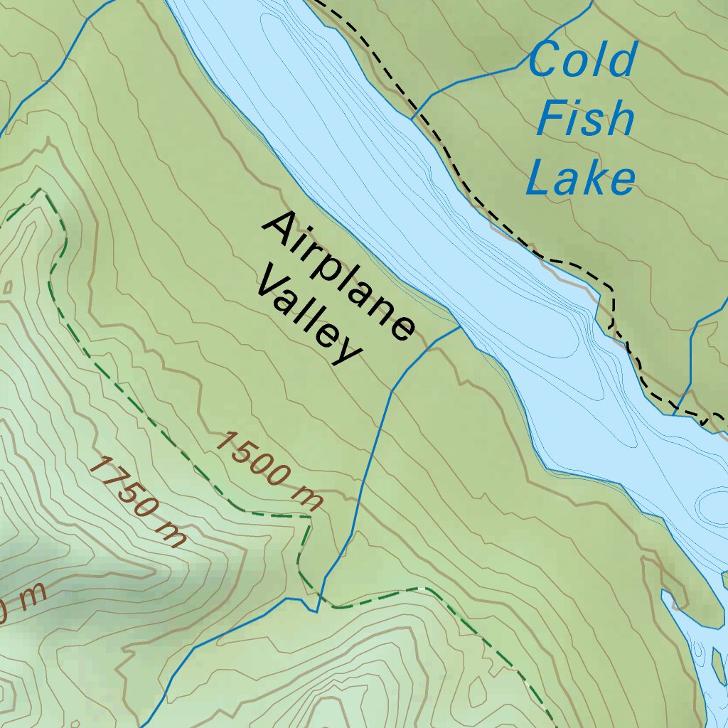 Cold Fish Lake - Spatsizi Plateau BC Park Adventure Map by Backroad ...