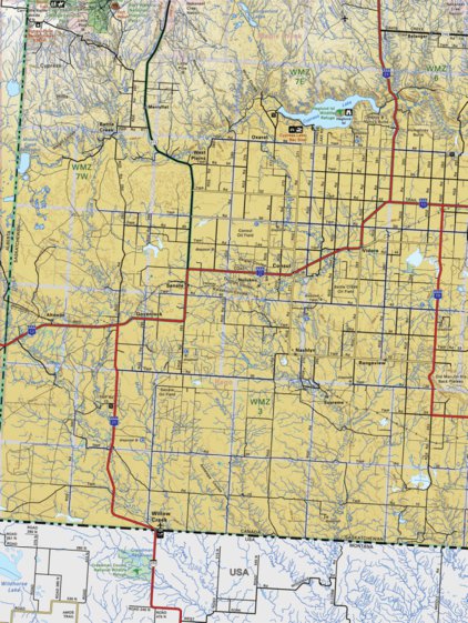 Map01 Consul - Saskatchewan Map by Backroad Mapbooks | Avenza Maps