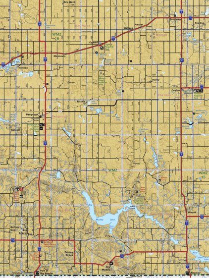 Map07 Bengough - Saskatchewan Map by Backroad Mapbooks | Avenza Maps