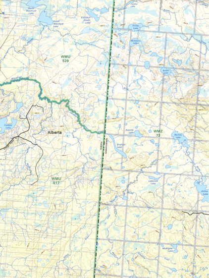 Map106 Graham Lake - Saskatchewan Map by Backroad Mapbooks | Avenza Maps