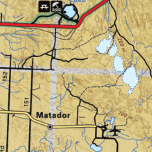 Map25 Saskatchewan Landing Provincial Park - Saskatchewan Map by ...