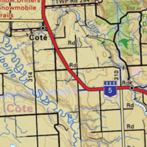 Map44 Kamsack - Saskatchewan Map by Backroad Mapbooks | Avenza Maps