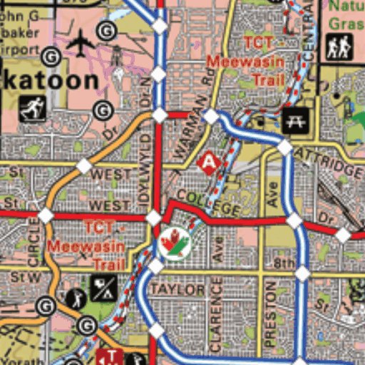 Map49 Saskatoon - Saskatchewan Map by Backroad Mapbooks | Avenza Maps