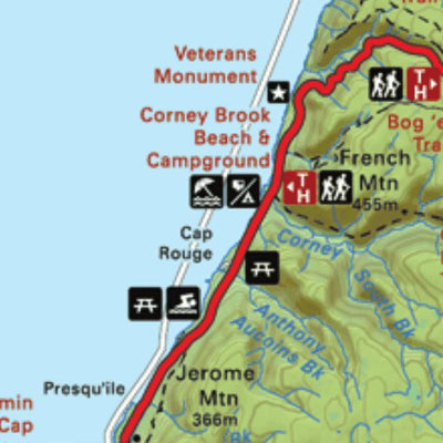 Map52 Cape Breton Highlands National Park West - Nova Scotia Backroad ...