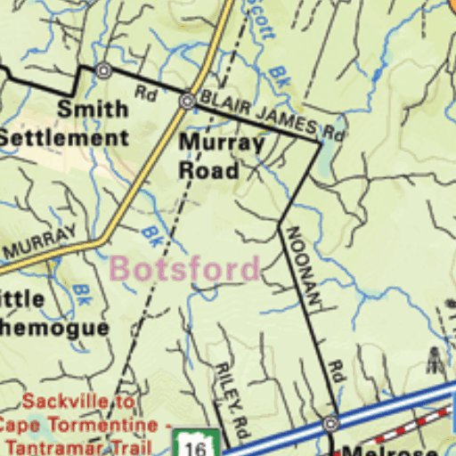 Map55 Confederation Bridge PEI - Nova Scotia Backroad Mapbook Map by ...