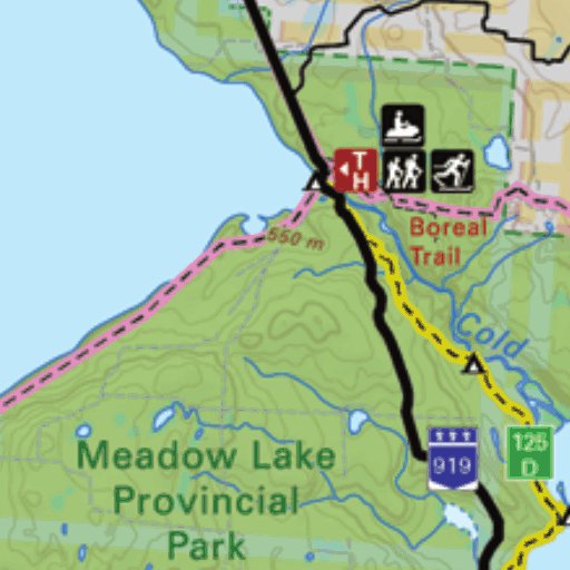 Map86 Pierceland - Saskatchewan Map by Backroad Mapbooks | Avenza Maps