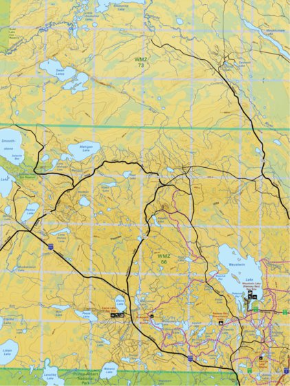 Map90 Weyakwin Lake - Saskatchewan Map by Backroad Mapbooks | Avenza Maps