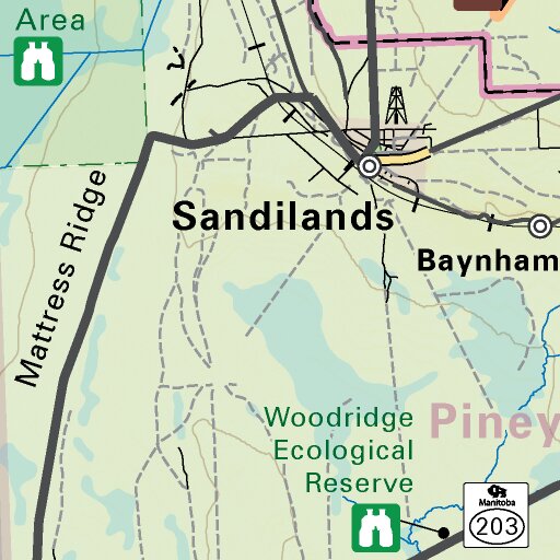 MBMB08 Sandilands - Manitoba Backroad Mapbook Topo Map by Backroad ...