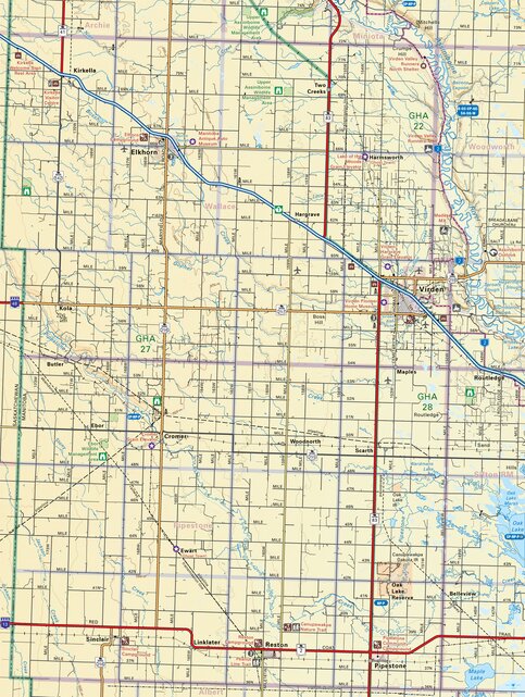 MBMB11 Virden - Manitoba Backroad Mapbook Topo Map by Backroad Mapbooks ...