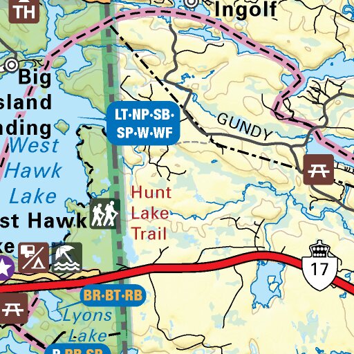 MBMB20 West Hawk Lake - Manitoba Backroad Mapbook Topo Map by Backroad ...