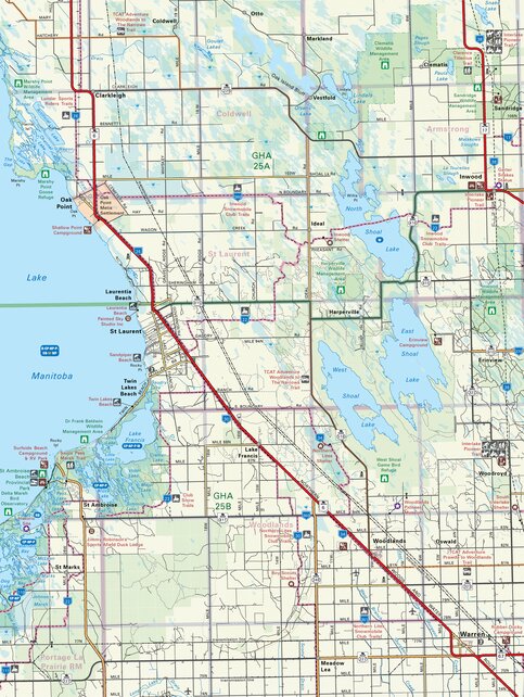 MBMB26 St Laurent - Manitoba Backroad Mapbook Topo Map by Backroad ...