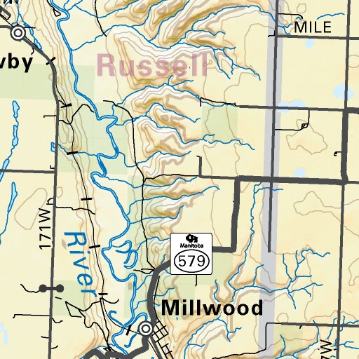 MBMB31 Russell - Manitoba Backroad Mapbook Topo Map by Backroad ...