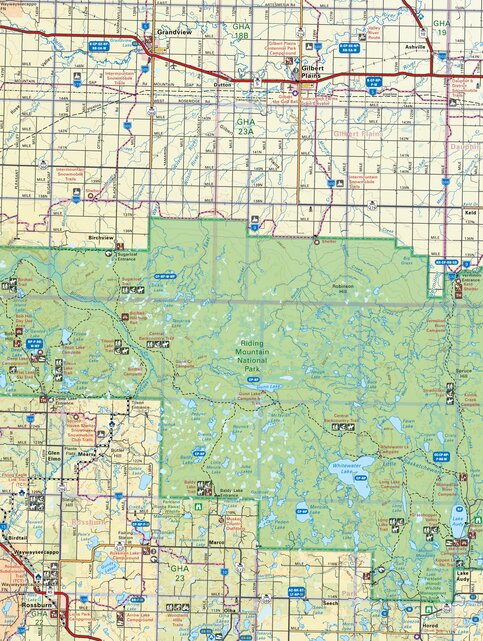 MBMB32 Gilbert Plains - Manitoba Backroad Mapbook Topo Map by Backroad ...